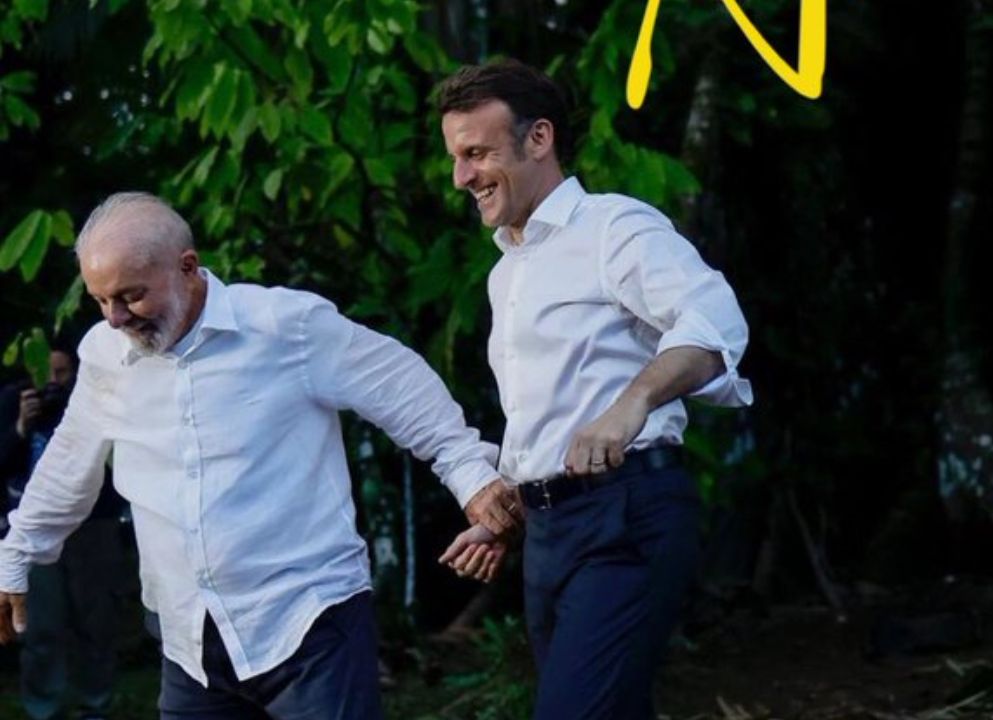 Macron jokes about 'marriage with Lula' memes